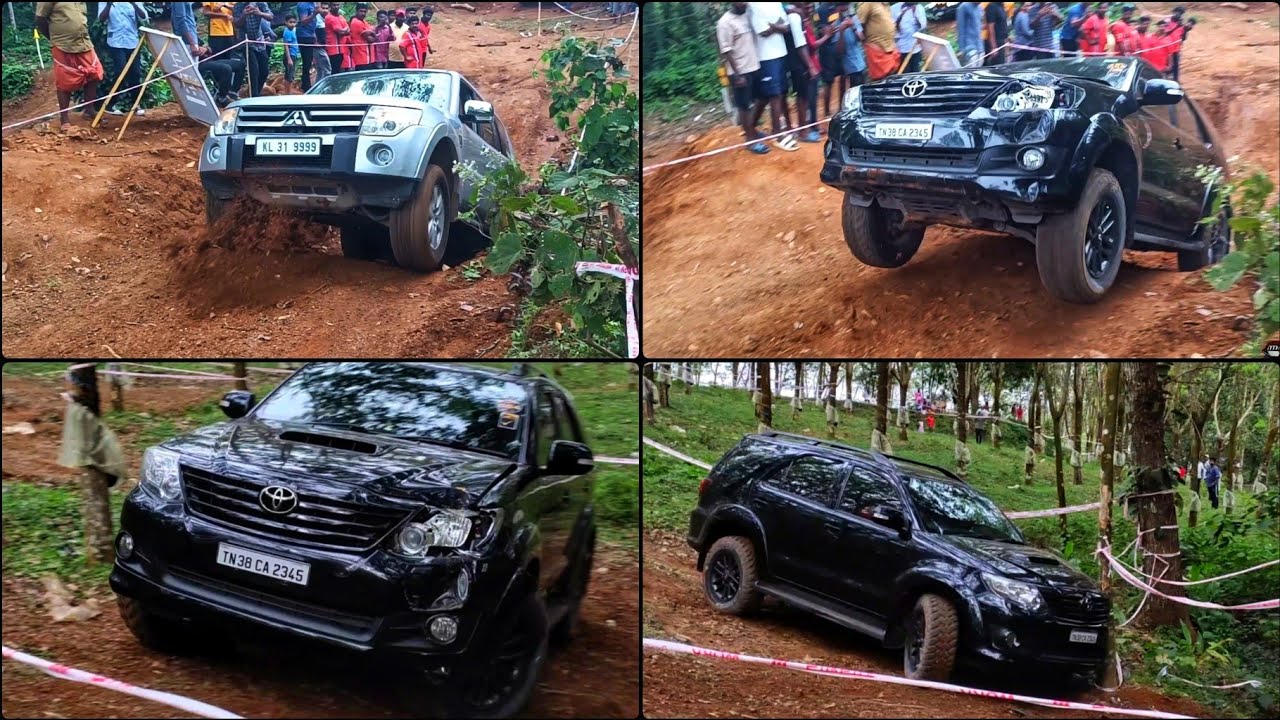 FORTUNER CRASH | R&T 4*4 OFFROAD CHALLENGE 2022 | KOTTAYAM - YouTube