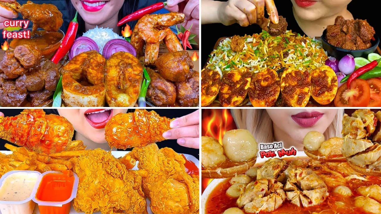 Mukbang asmr spicy food 255. 13042023 - YouTube