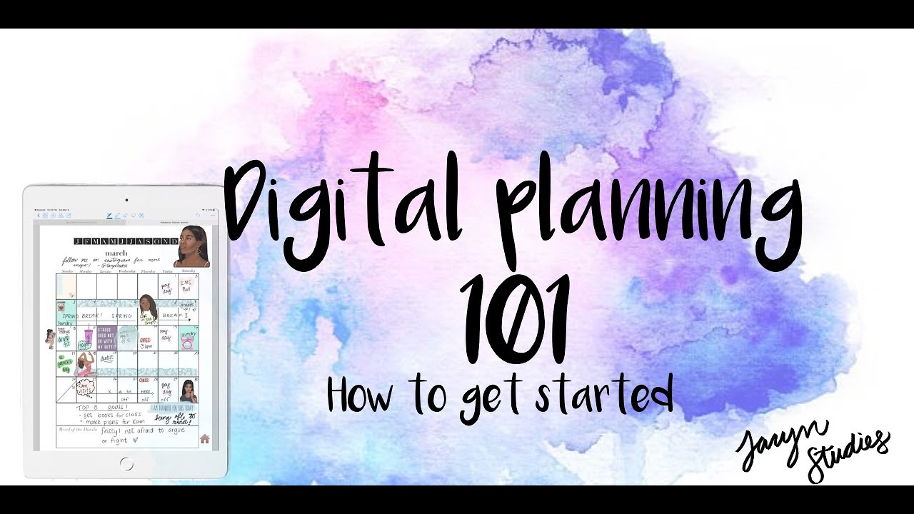 How To Start Digital Planning YouTube How To Start Digital Planning YouTube