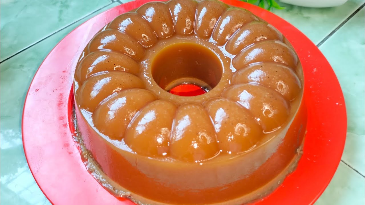 Resep puding gula merah, sangat mudah untuk membuatnya. - YouTube