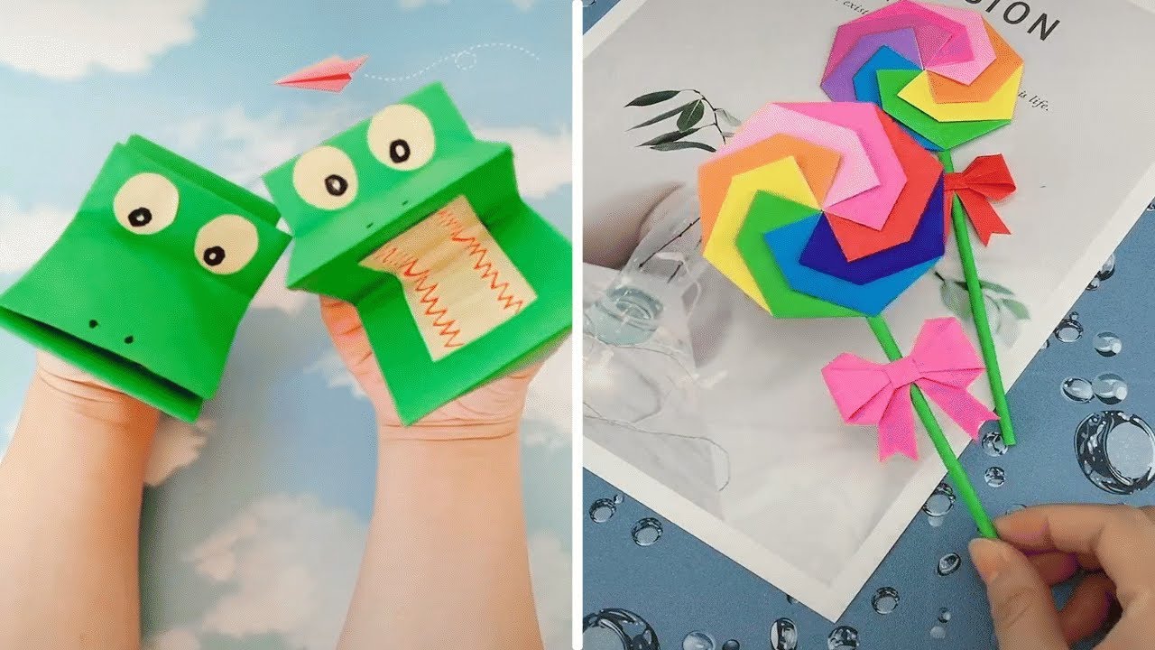 6 Creative DIY Paper Crafts You Will Just Love Them - YouTube