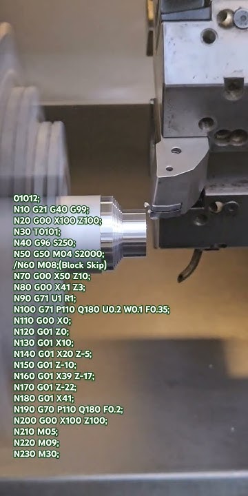 CNC, CNC TURNING, CNC PROGRAMMING, G71 Cycle, G70 Cycle, Wnmg, Profile roughing, Profile ...