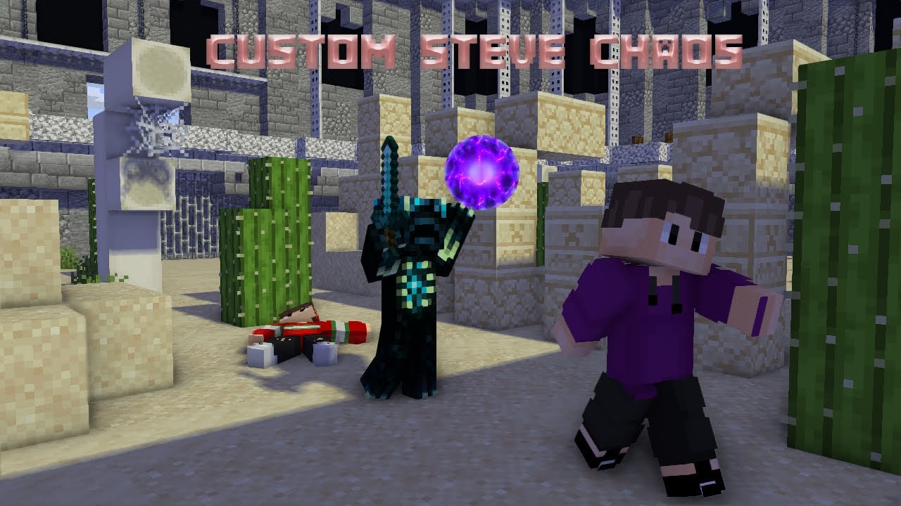 Играем Custom steve Chaos но за новый класс ВАРДЕН!!! - YouTube