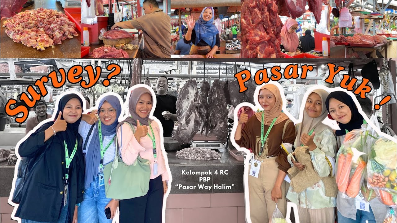 SURVEY DAGING KELOMPOK 4 || PASAR WAY HALIM - YouTube