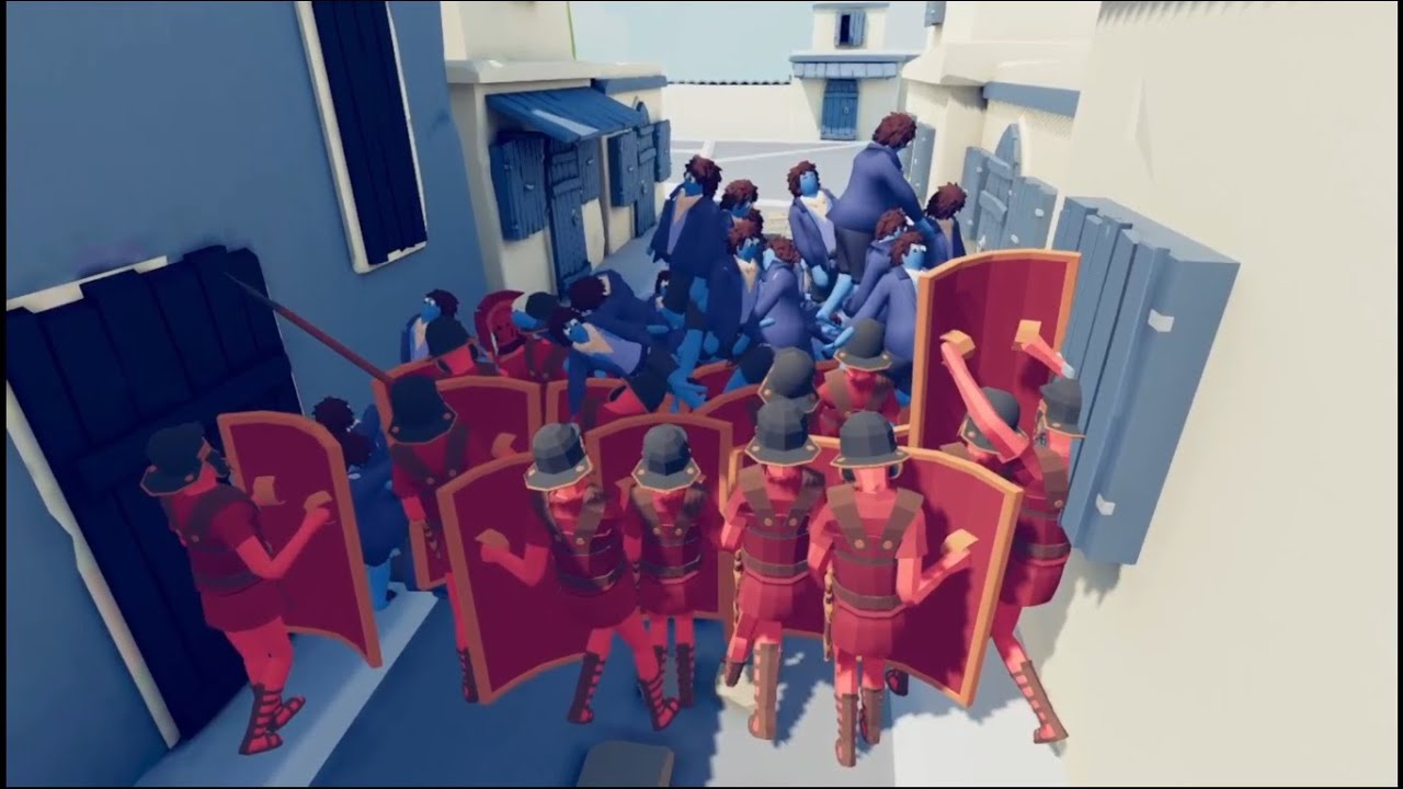 Halfling vs Rome & Spartan - Totally Accurate Battle Simulator TABS ...