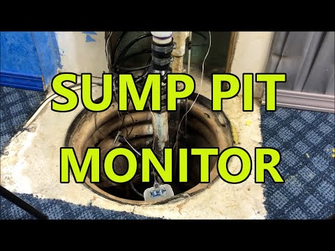 Sump pit water level monitor - YouTube