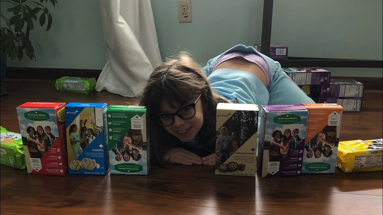 Girl Scout cookies with Libby - YouTube