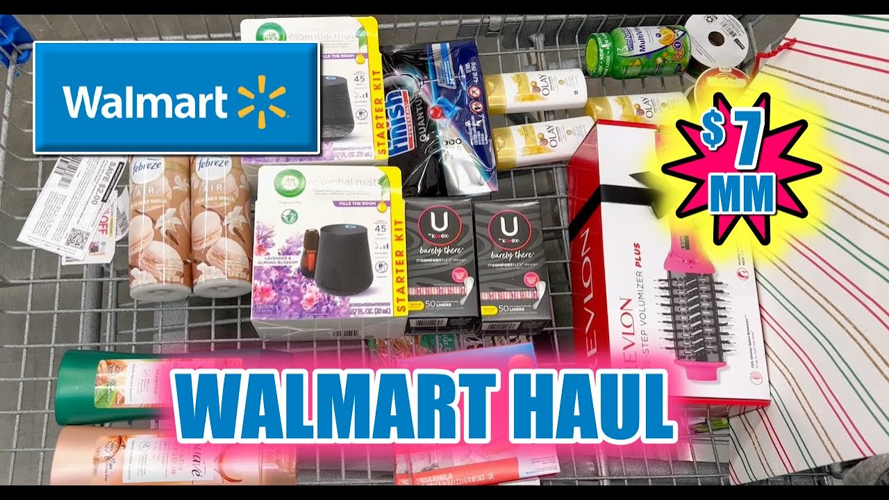 $7 MM | Rebate Shopping is Back | Walmart Haul | Shop with Sarah | 1/5 ...