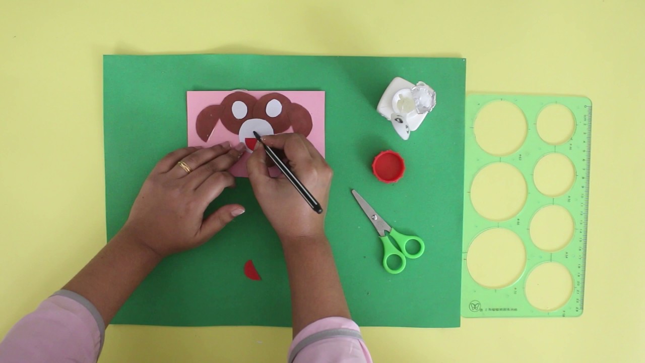 Shape Craft: Making dog - YouTube