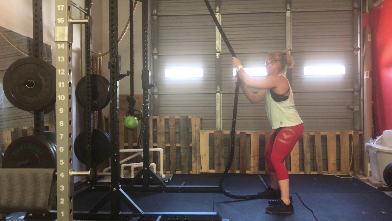 Standing Hand Over Hand Rope Pulldown - YouTube
