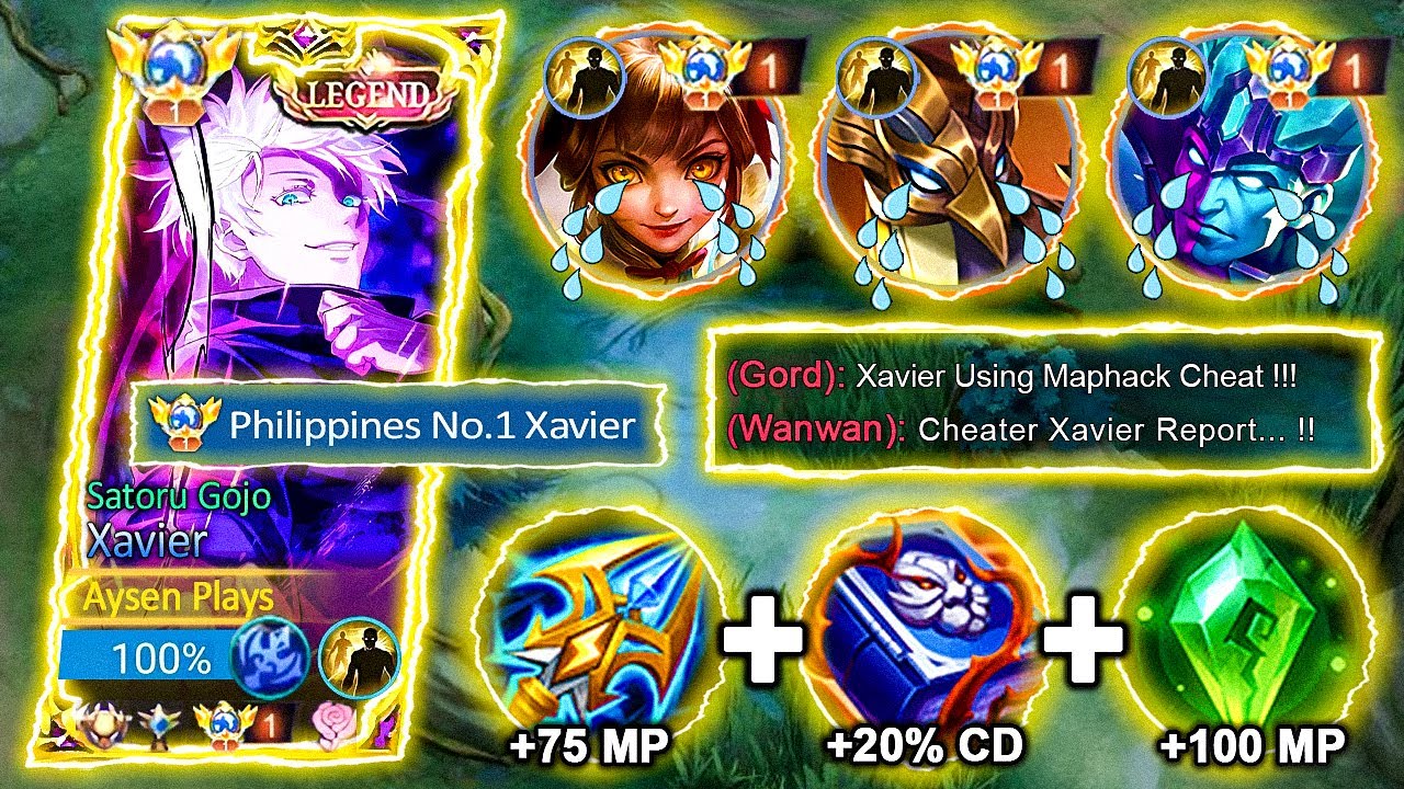 NEW XAVIER ONE SHOT COMBO ( INSTANT SAVAGE ENEMY) 😱 | XAVIER BEST BUILD ...