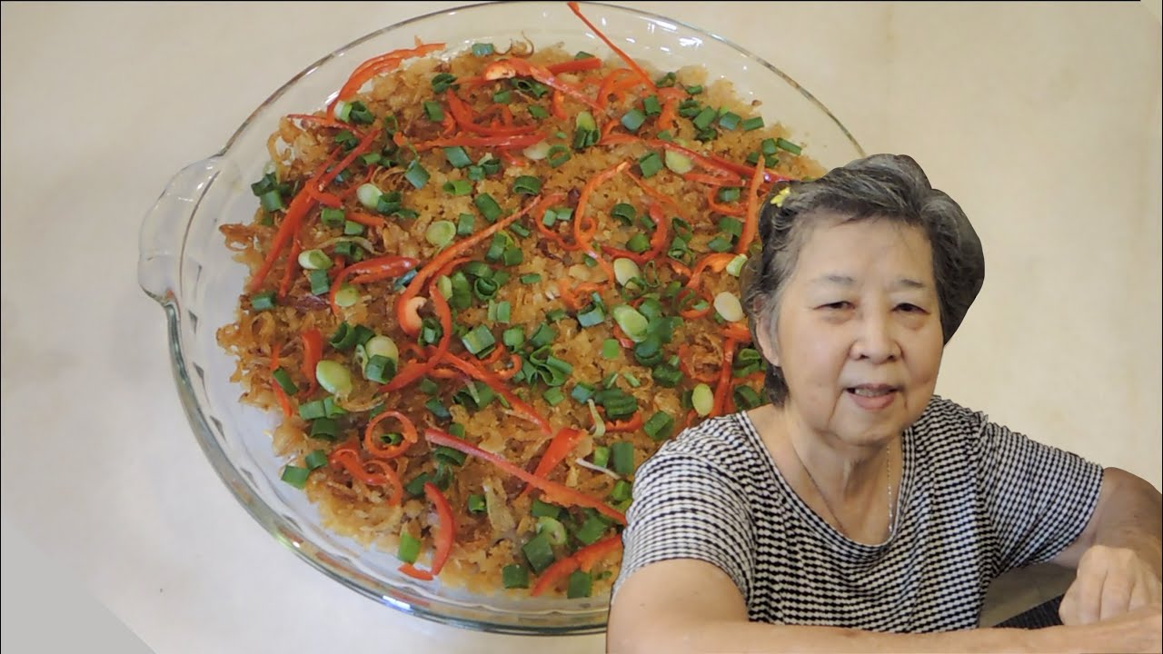 How to make Yam Cake (With "Chai Por" Sweet Radish!) - Grandma Alice's ...