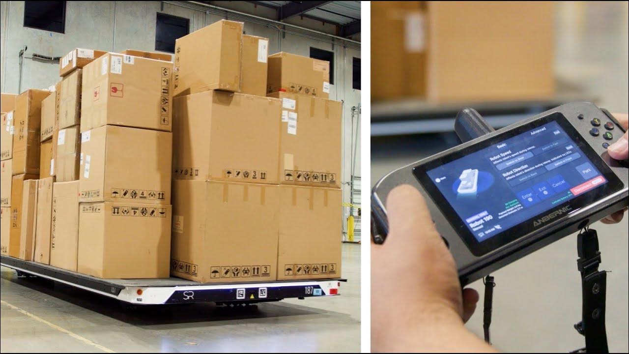 Autonomous Trailer Loading & Unloading Robots - YouTube