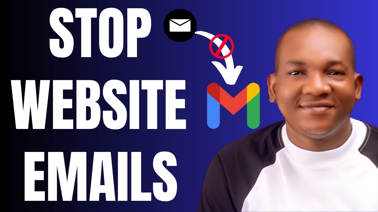 How to STOP Getting Emails from Websites - YouTube