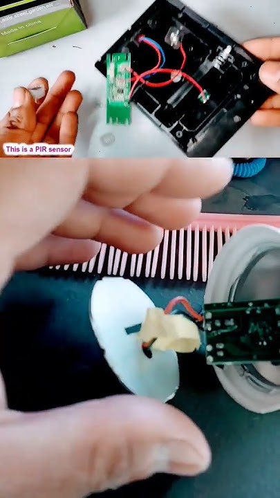 remove motion sensor - YouTube