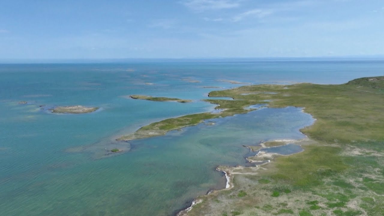 China's largest saltwater lake expands as eco-environment improves ...