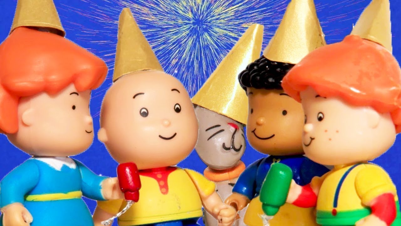 Caillou and Fireworks | Caillou Cartoon - YouTube
