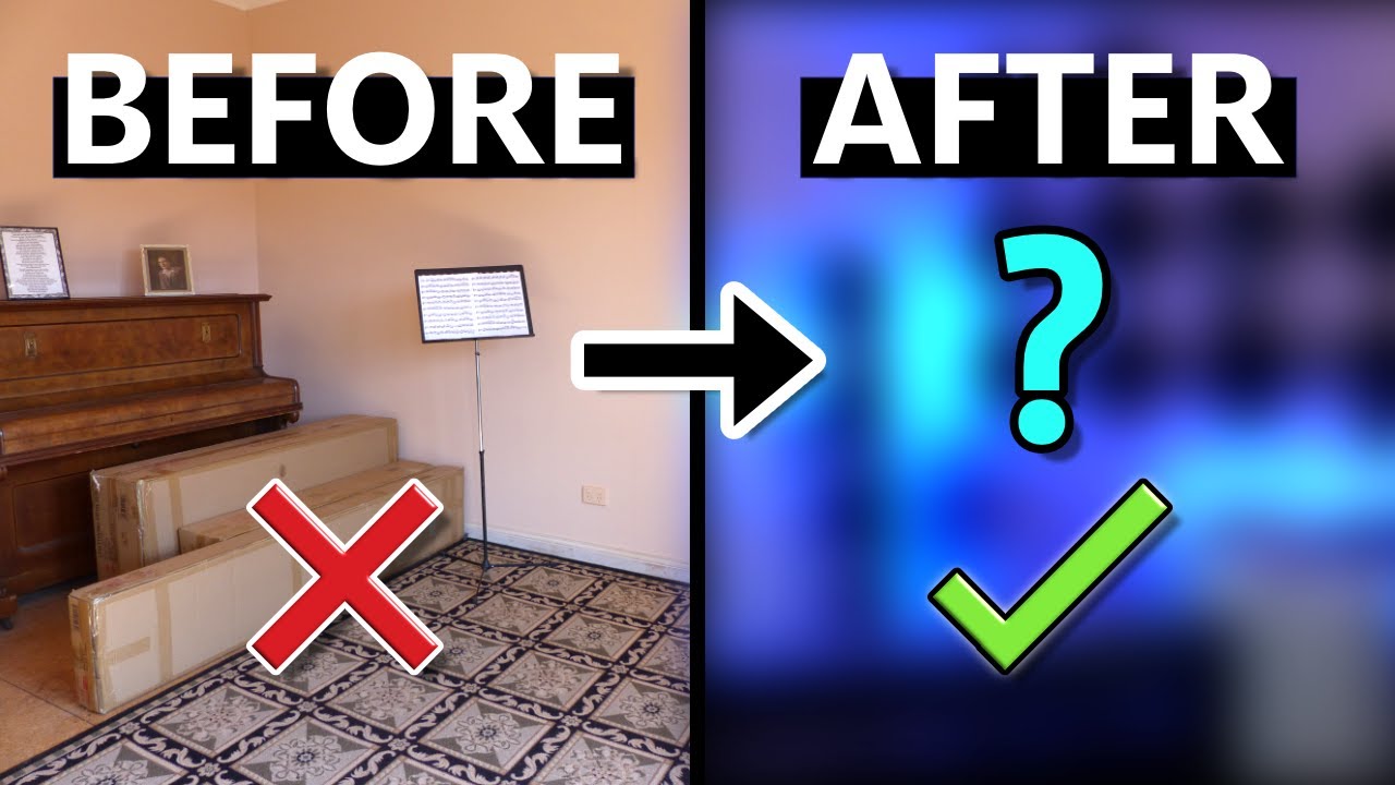 YOUTUBE STUDIO TRANSFORMATION / MAKEOVER | Music Studio Reveal; Time ...