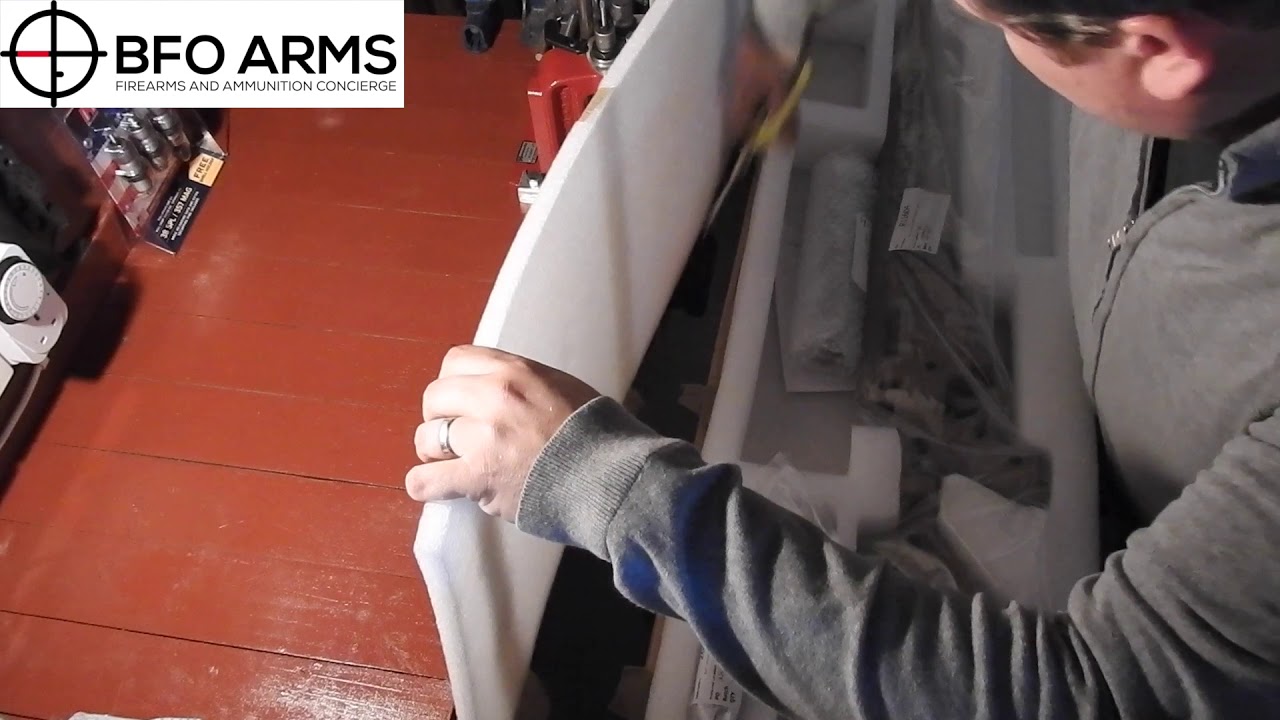 Accuracy International AX308 rifle unboxing - YouTube