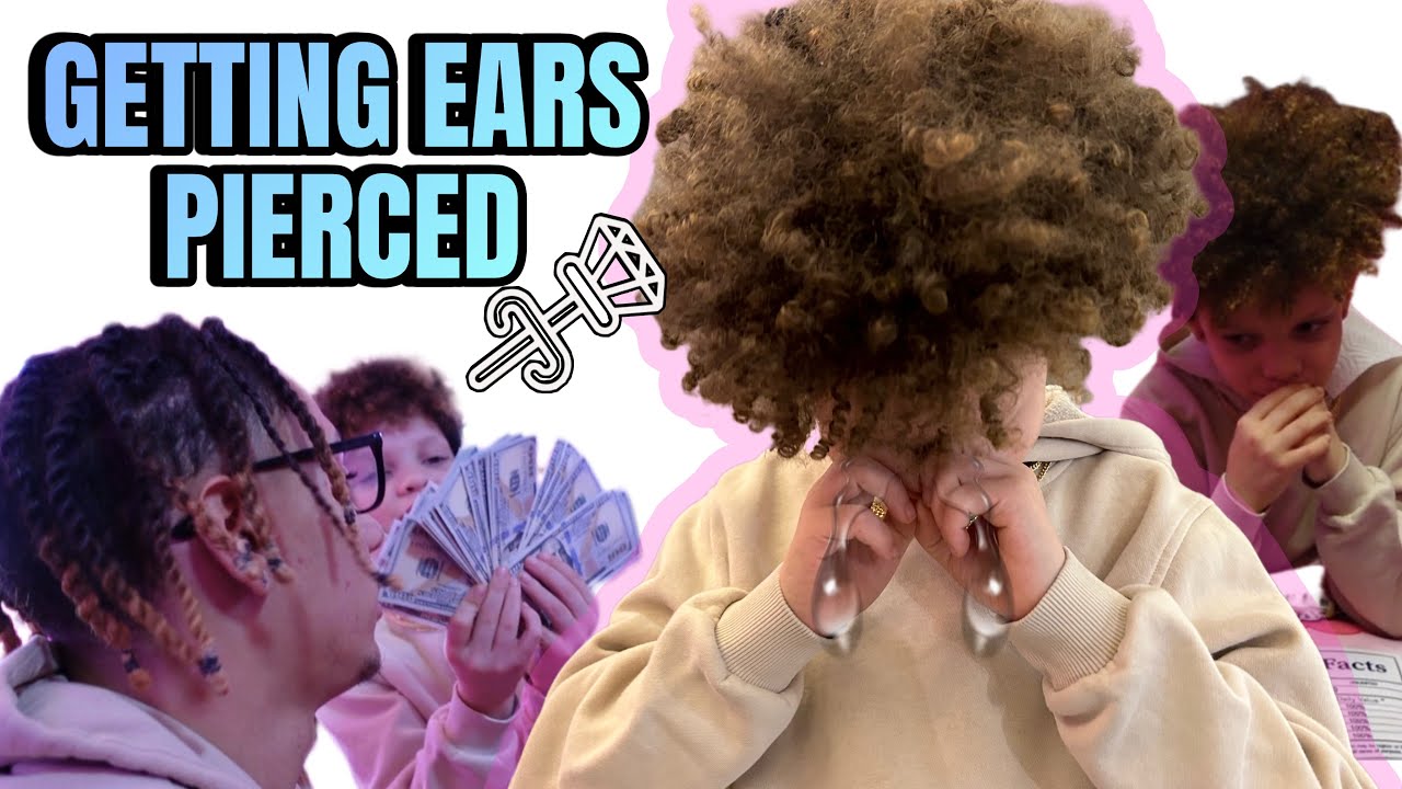 TOOK MY BROTHER TO GET HIS EARS PIERCED - YouTube