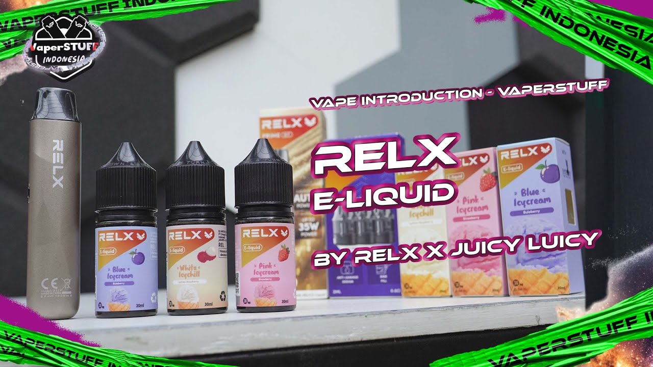 INI BARANG BIKIN NYAMAN SIHH!! | RELX E - LIQUID "ICE CREAM SERIES" BY ...