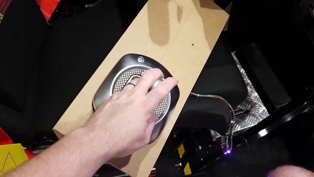 Namco 6 speed arcade shifter on a PC - YouTube