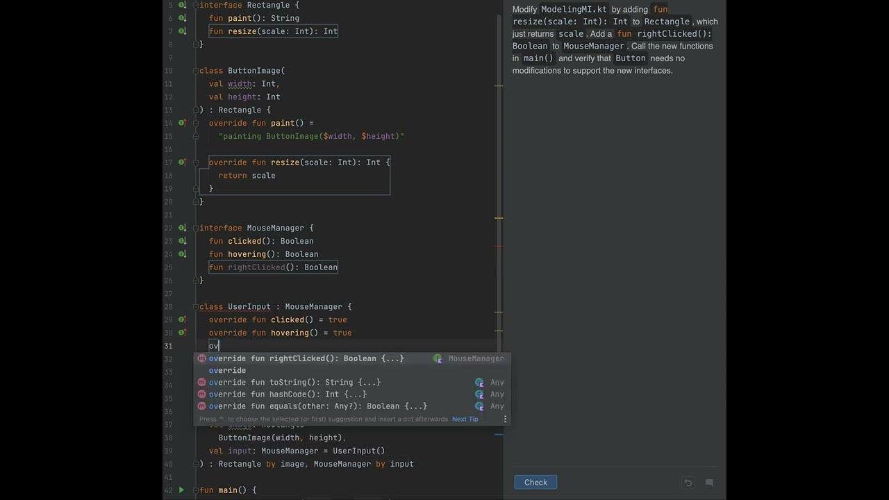 Kotlin - class delegation demo programming - YouTube