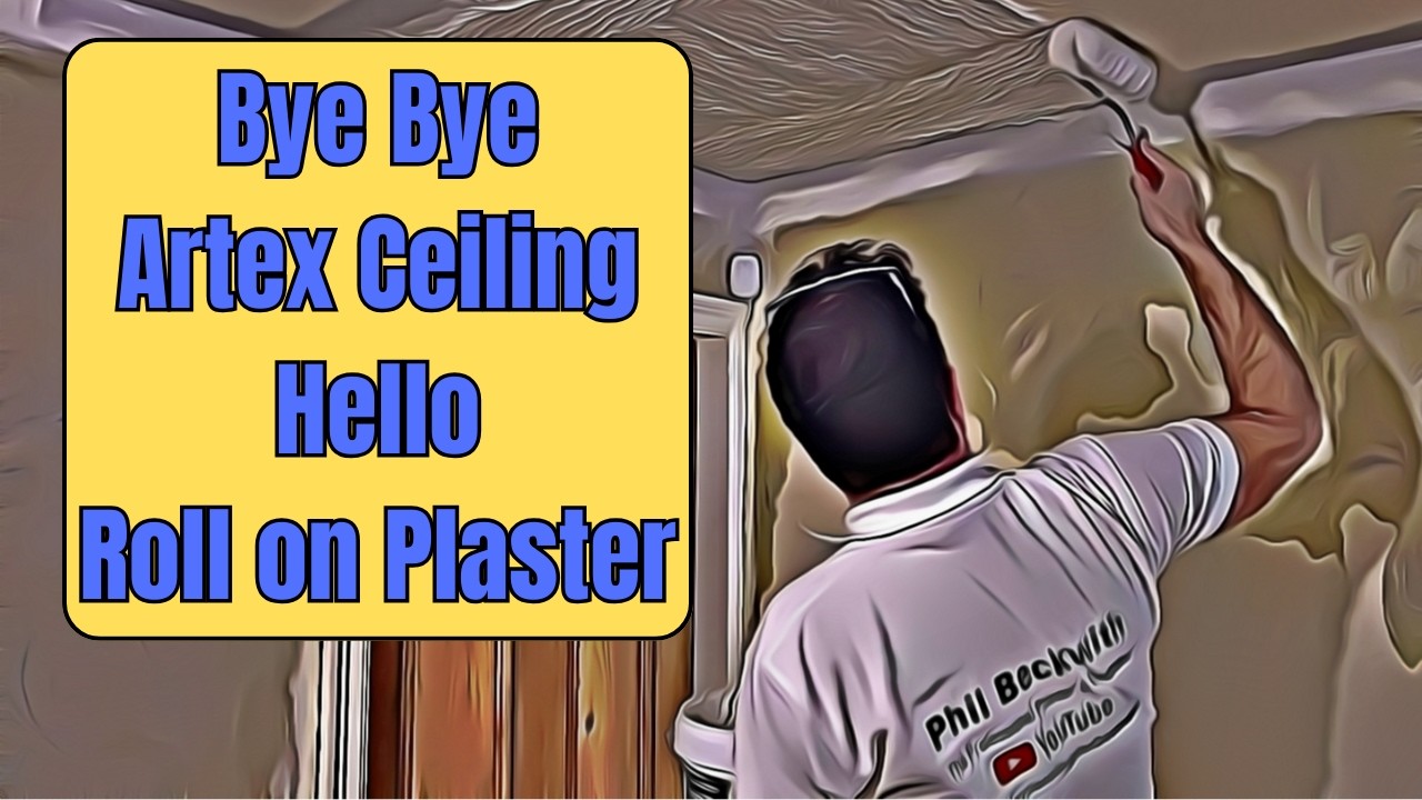 DIY Roll On Plaster Technique That Will Save You THOUSANDS - YouTube