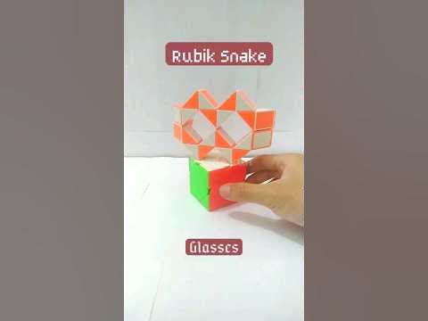 Puzzle rubik snake 24 piece bentuk Glasses - menyusun puzzle - rubik ...