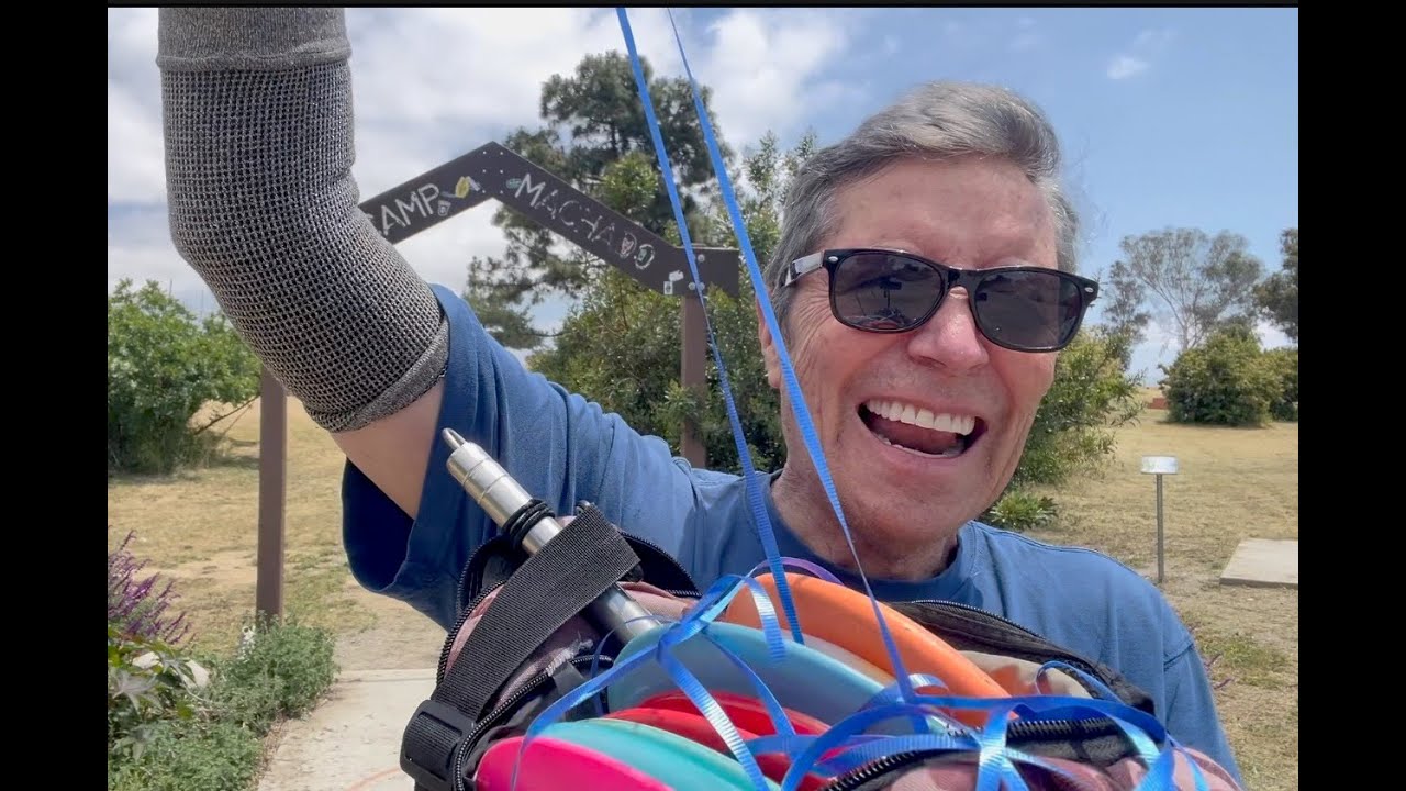 Finding your discs in the high weeds and lost in the bushes and trees ...