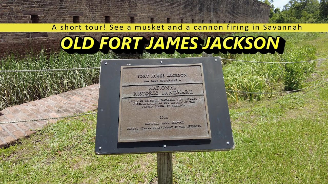 Fort James Jackson. Firing a musket and cannon! #oldfort # ...