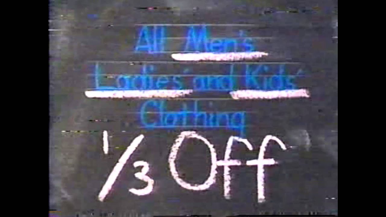 1992 Ames Commercial (Back to School Sale) - YouTube