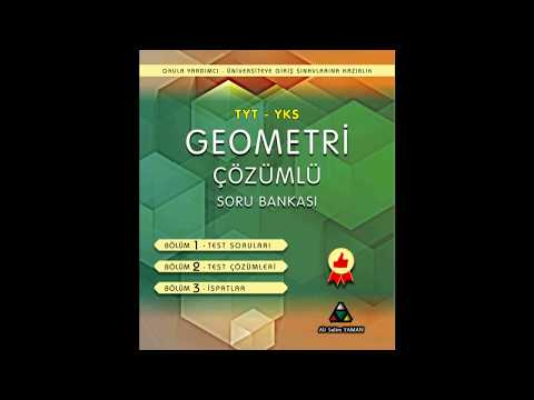 TYT-AYT Geometri Test Kitabı PDF (Testler-Çözümler-İspatlar)