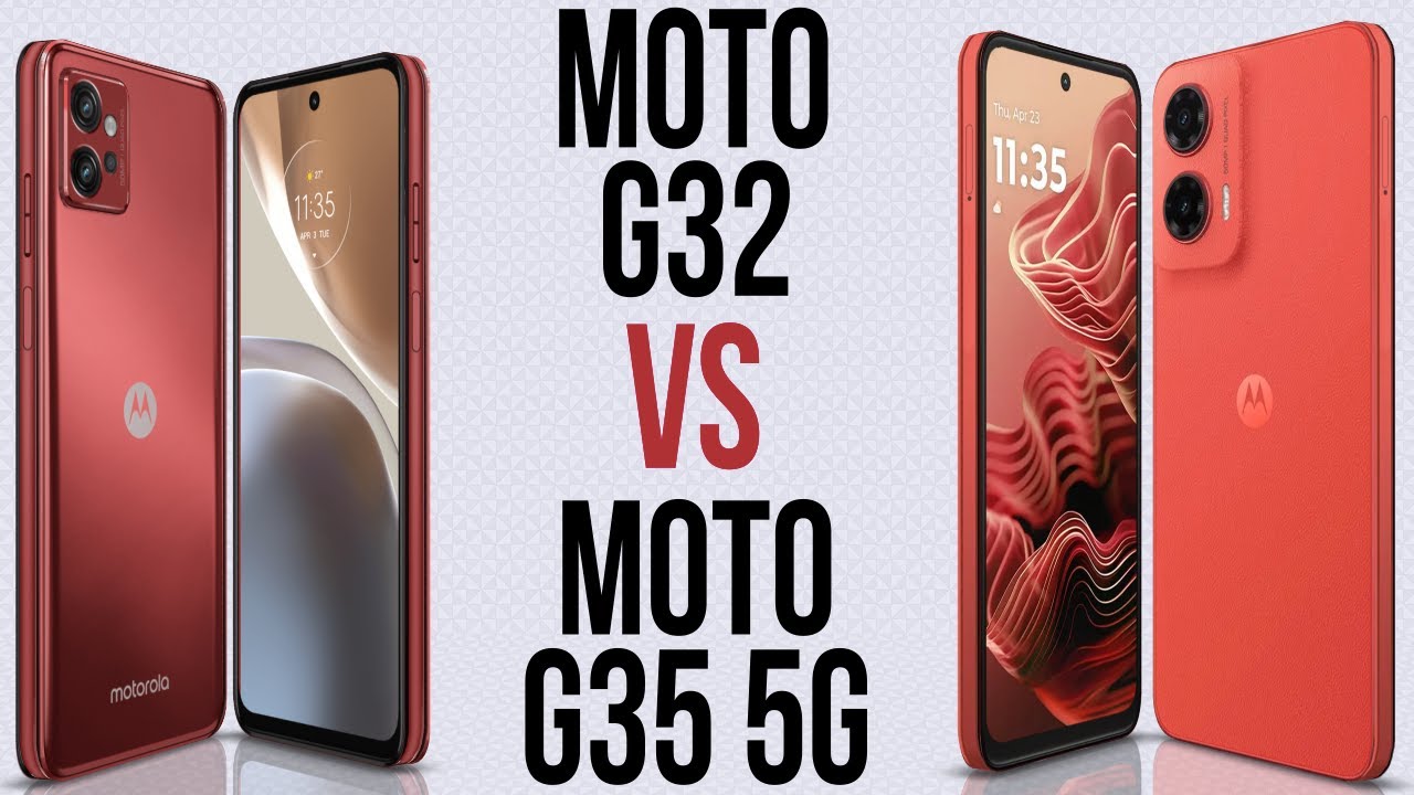 Moto G32 vs Moto G35 5G (Comparativo & Preços) - YouTube