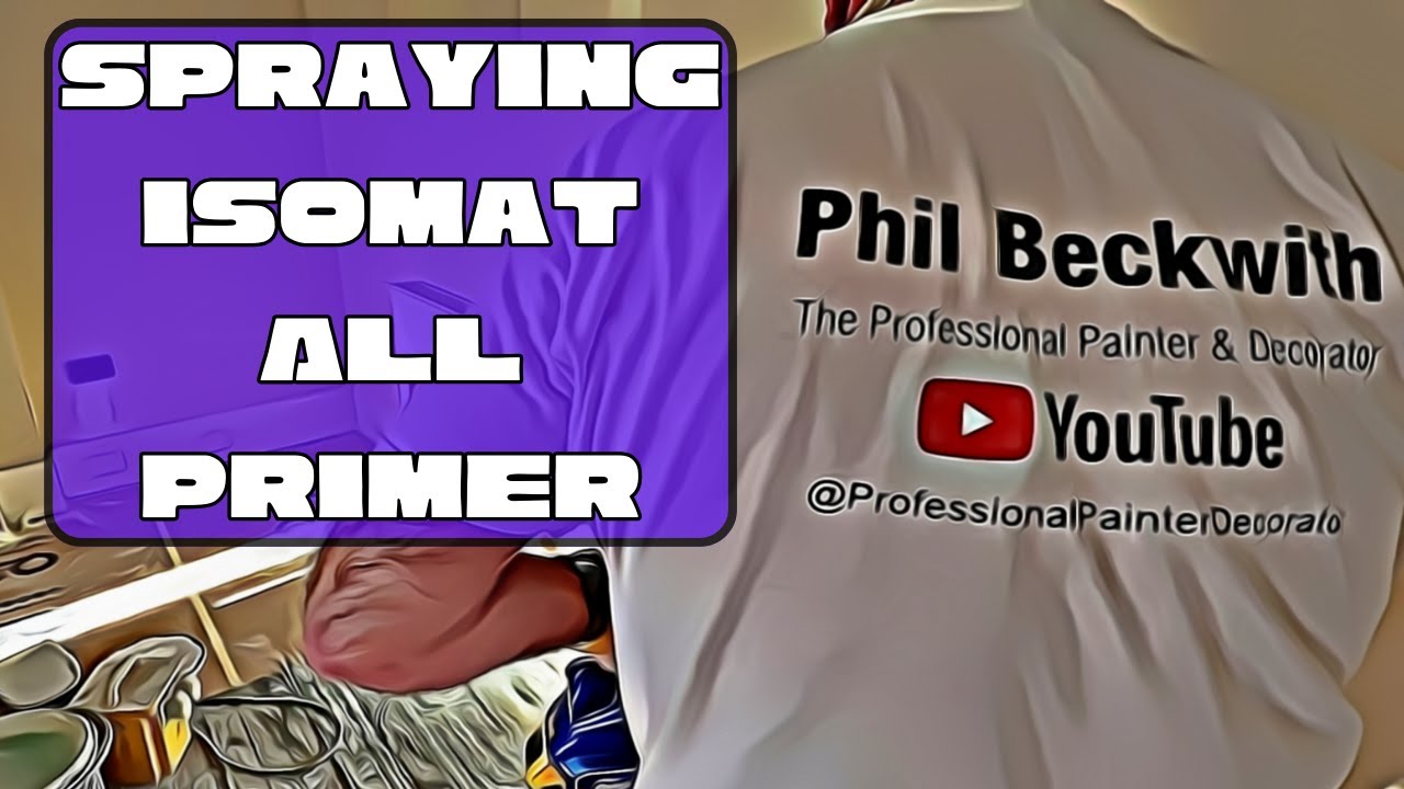 using Isomat All Primer and a Graco Ultra Quick Shot airless sprayer - YouTube