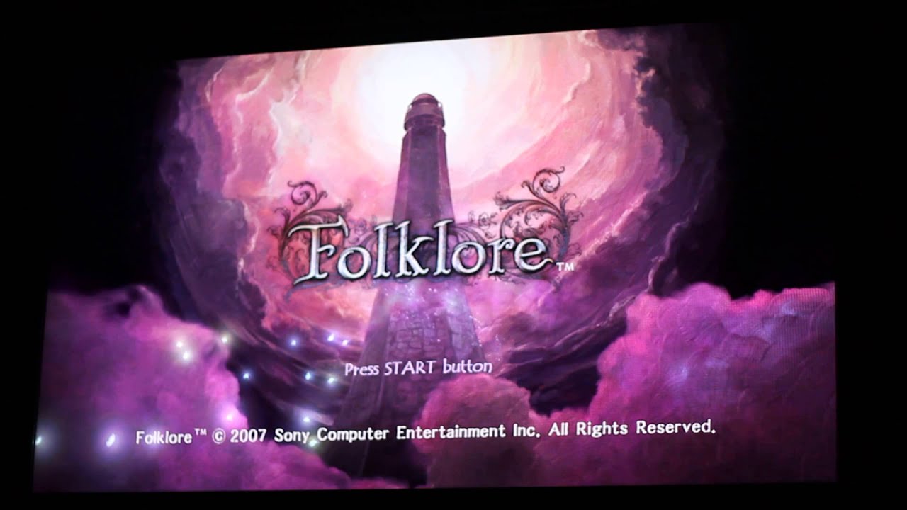 Folklore game - title screen - YouTube