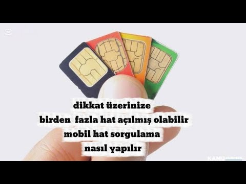 MOBİL HAT SORGULAMA NASIL YAPILIR E-DEVLET ÜZERİMİZE KAYITLI KAÇ ADET HAT VAR