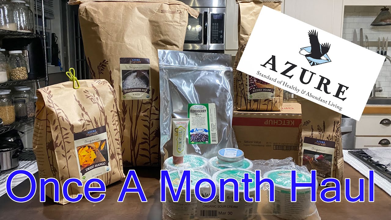 Azure Standard Bulk Food Haul - February 2023 - YouTube