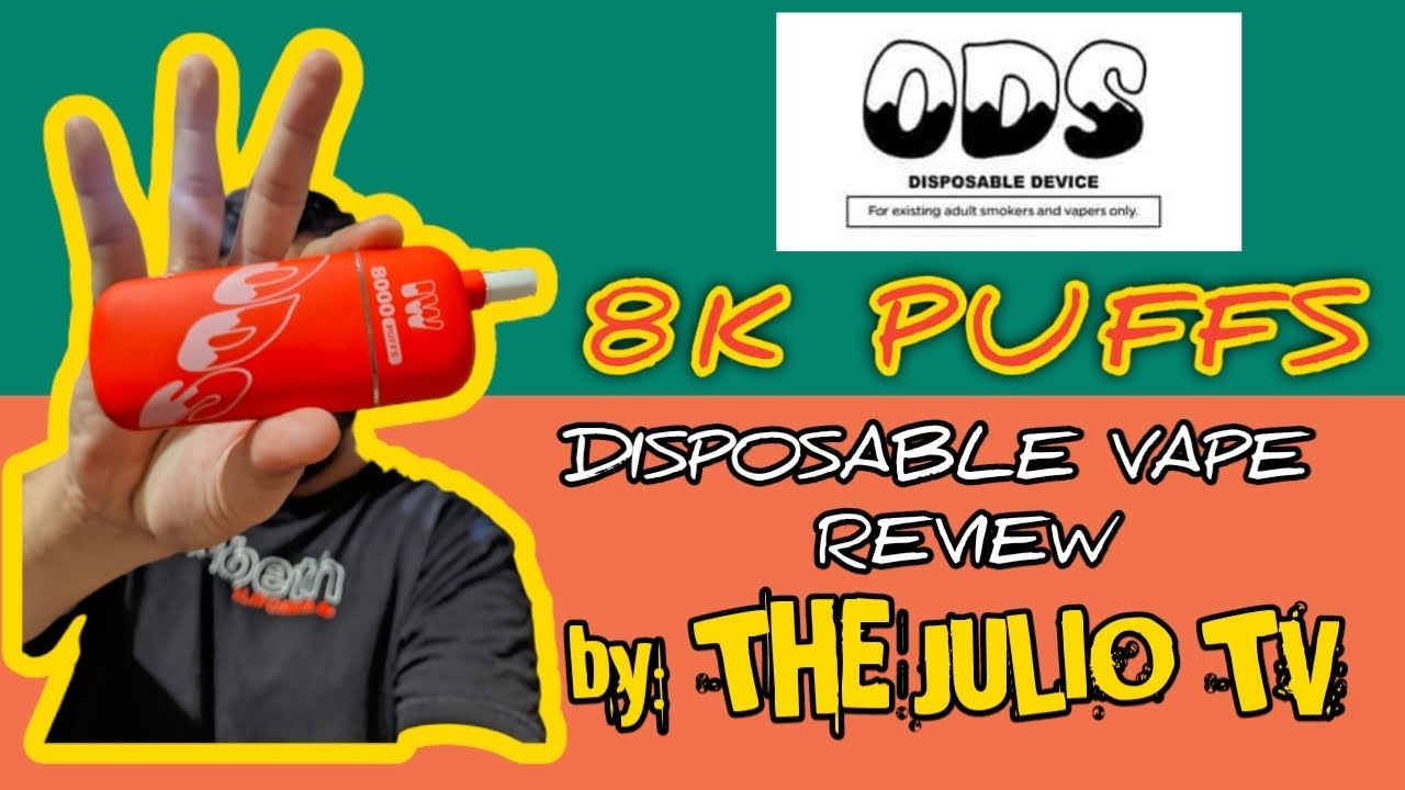 ODS 8K PUFFS BY TOP FOG DISPOSABLE VAPE | UNBOXING AND REVIEW BY The ...