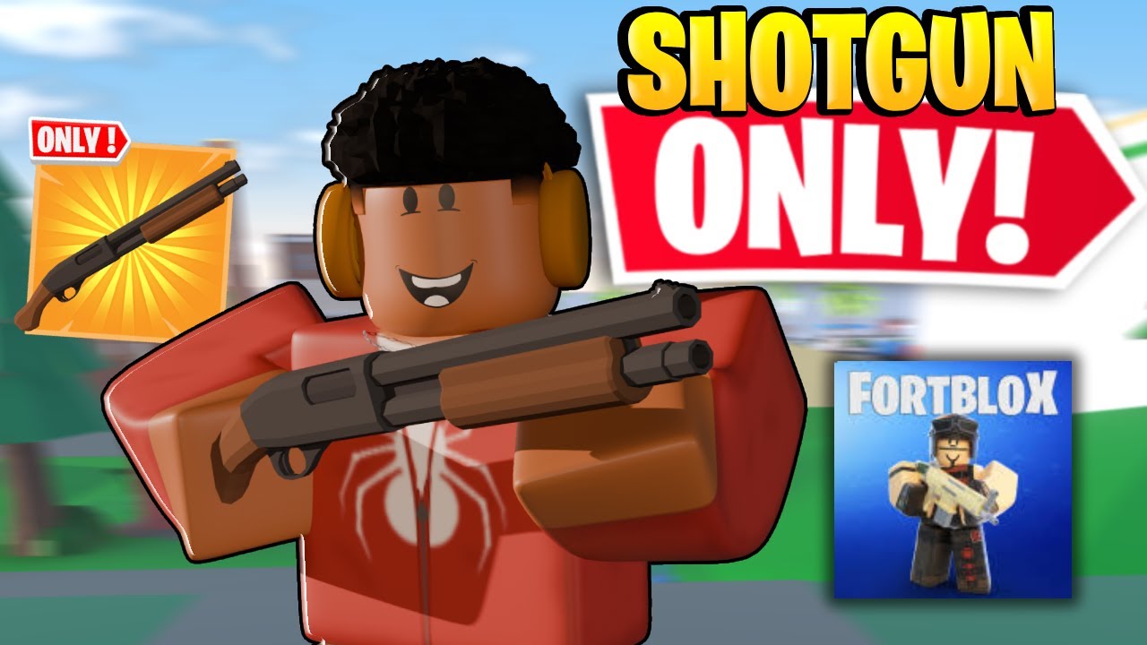 The SHOTGUN *ONLY* Challenge in Fortblox! #roblox #fortblox #fypシ - YouTube
