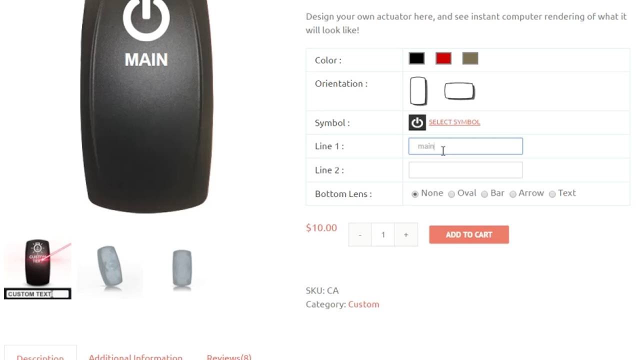 Rocker Switch Pros Custom Switch Builder - YouTube