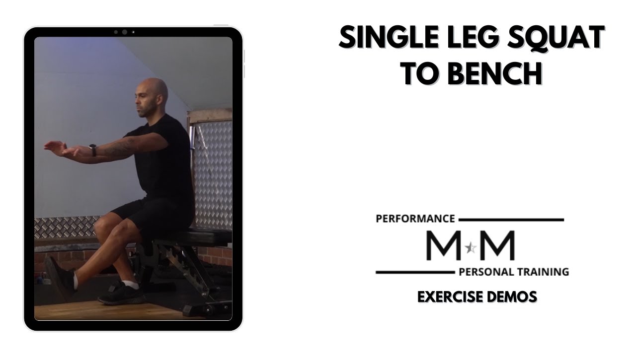 Single Leg Squat to Bench - YouTube