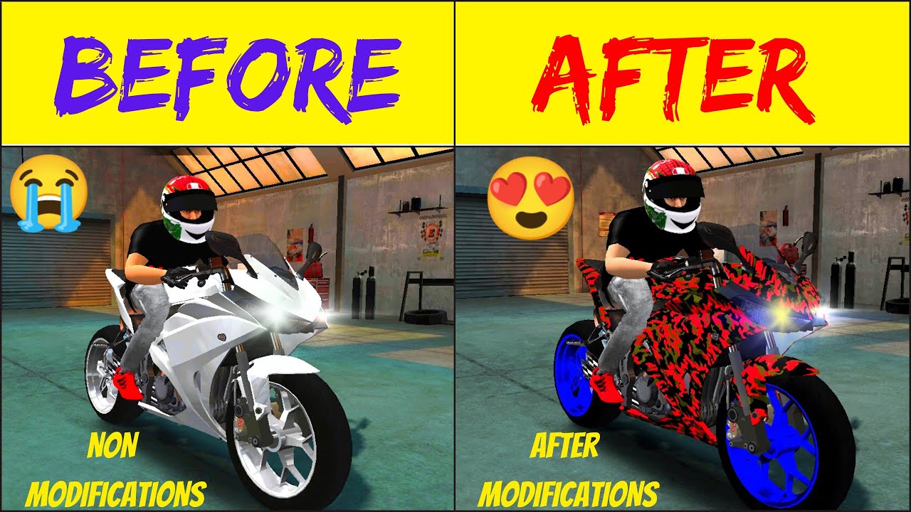 Super Bike Before And After || Non Modification After Modification ...
