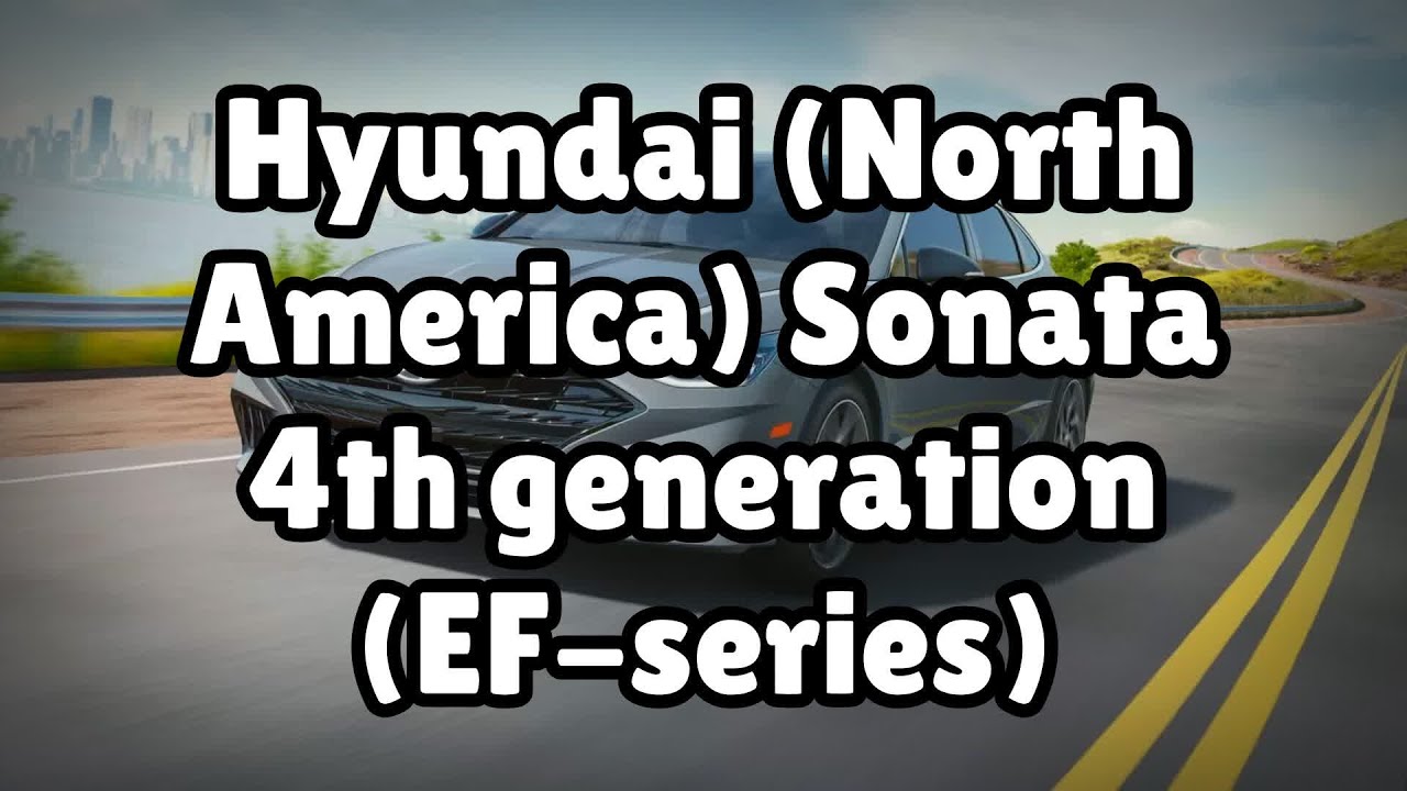Photos of the Hyundai (North America) Sonata 4th generation (EF-series ...