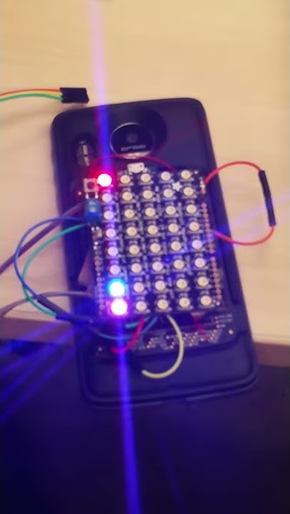 ThemLIGHTS - Android/Arduino Moto Mods Hack Integrated - YouTube