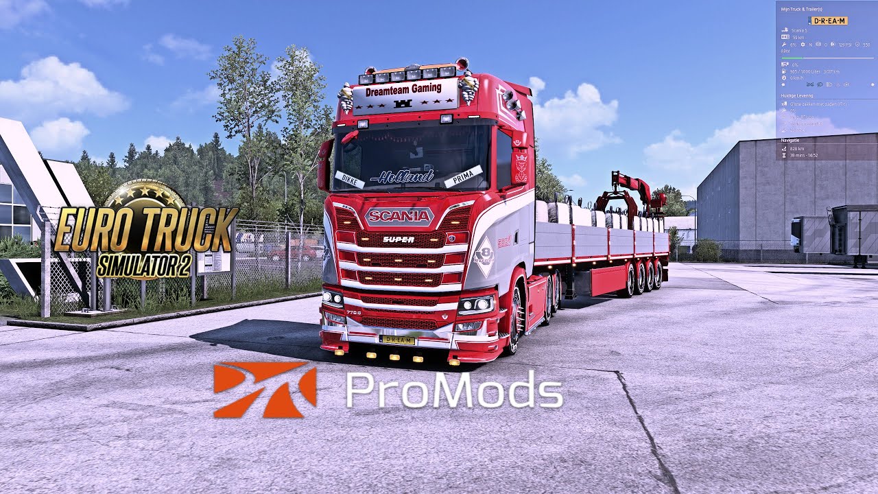 Holland Style Scania S met steen trailer Euro Truck Simulator 2 V1.46 ...