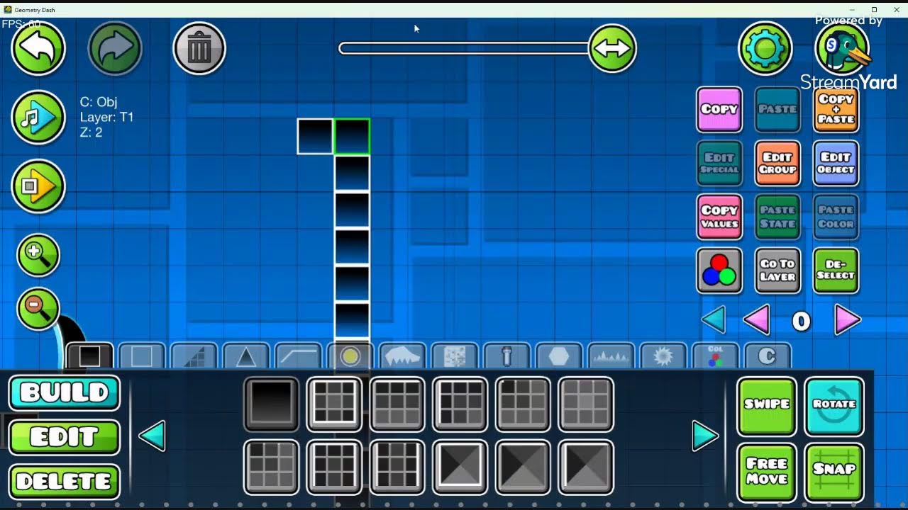 Geometry Dash High Tech Level Creation Day 3 - YouTube