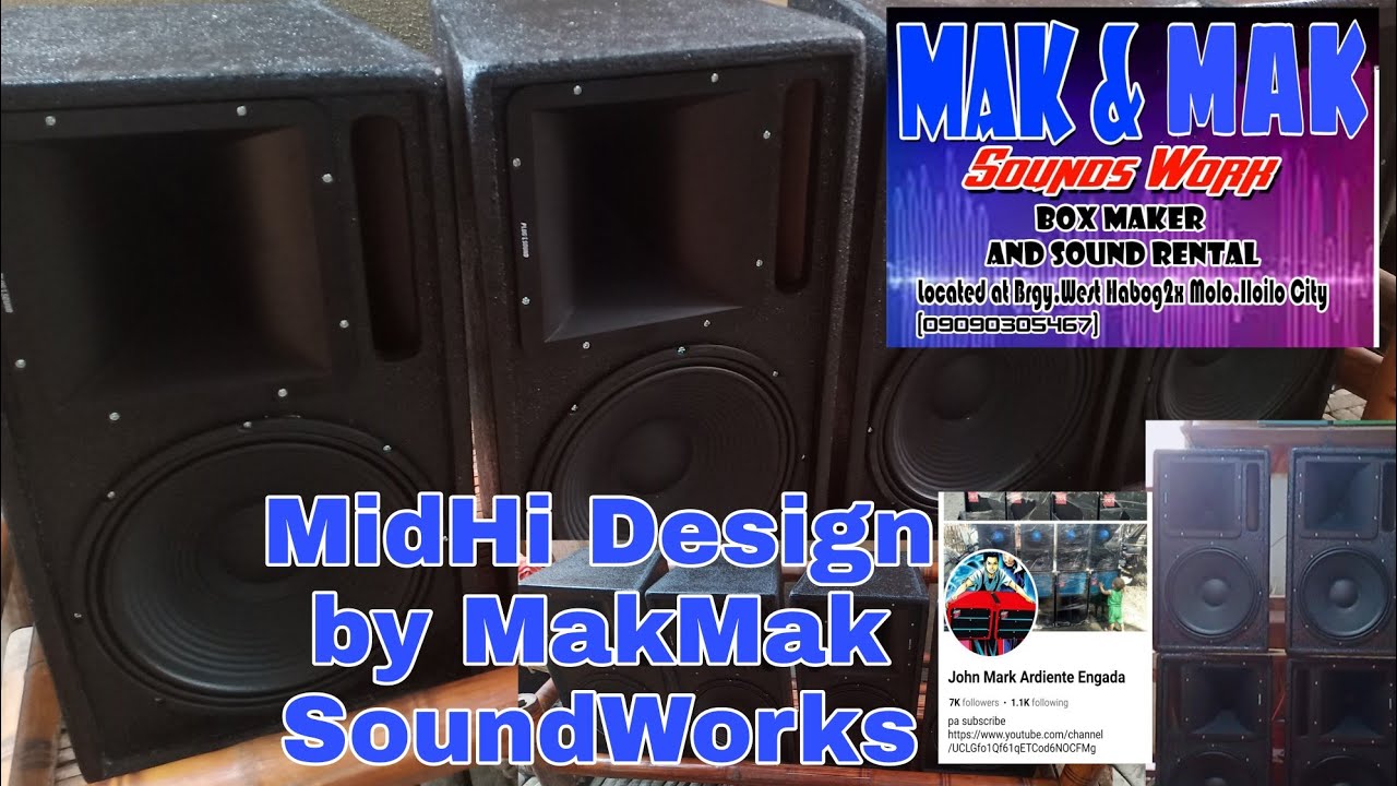 Midhi d12 line aray design by makmaksoundworks - YouTube