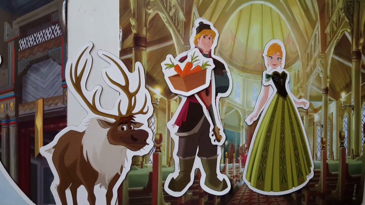 Elsa and Anna Frozen MAGNET SET PLAY Baby ALIVE BORN PART 2 - YouTube