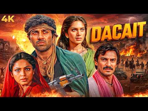 SUNNY DEOL 80s Blockbuster DACAIT 1987 Action Hindi Full Movie 4K | Meenakshi Sheshadri, Raakhee